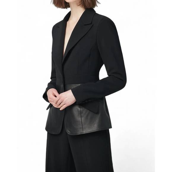 Iris Setlakwe | Jackets & Coats | New Iris Setlakwe Jacket With Leather ...